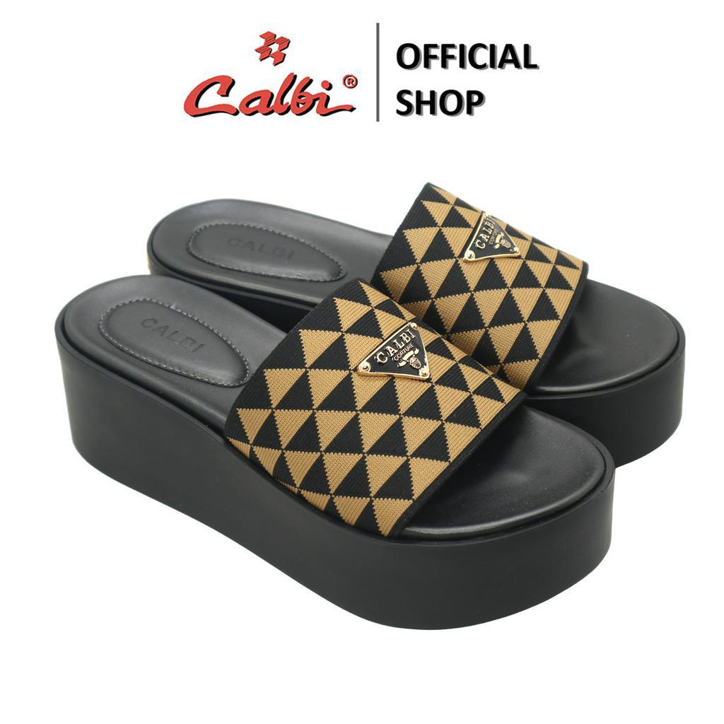 Jual [Hitam size 39 ONLY] Calbi Sandal Wedges Slip On Wanita - KT 1991 ...