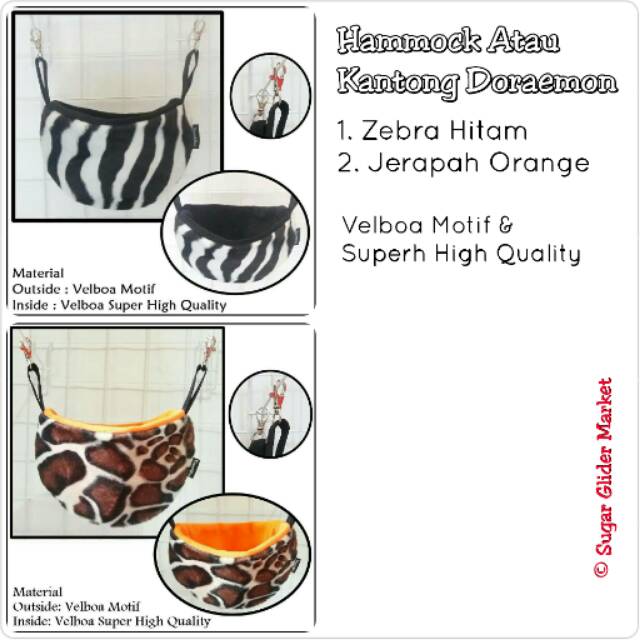 Jual Hammock SG / Sleeping Pouch Kantong Doraemon / Tempat Tidur Sugar ...
