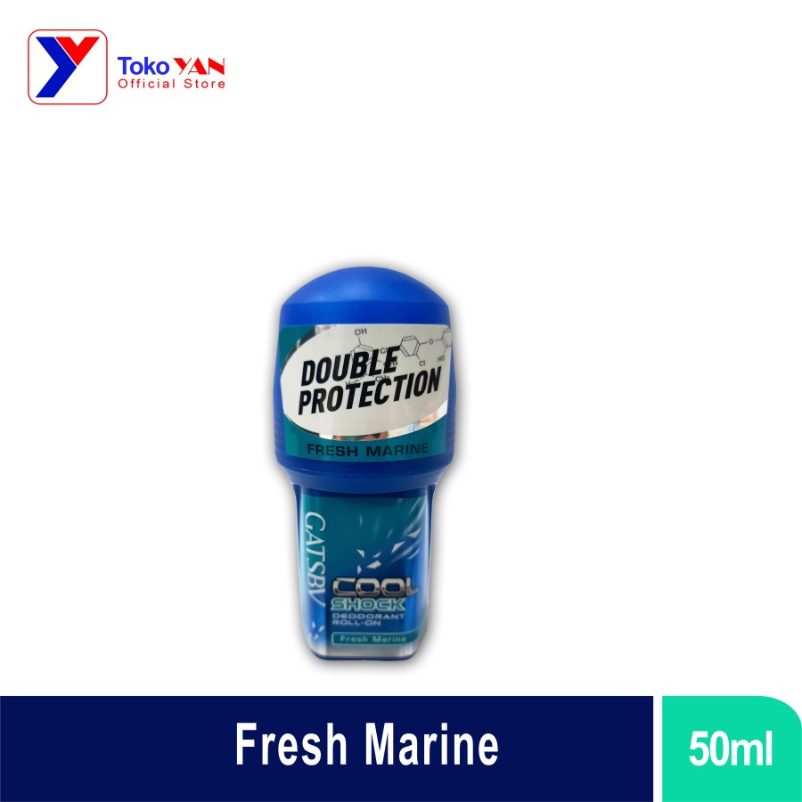 Jual Gatsby Cool Shock Deo Roll-On Fresh Marine - Double Protection ...