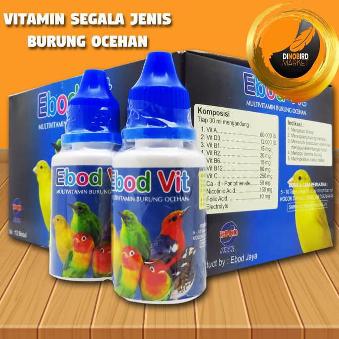 Jual EBOD VIT MULTIVITAMIN BURUNG MENAMBAH NAFSU MAKAN, MERANGSANG BERKICAU TERLENGKAP | Shopee ...