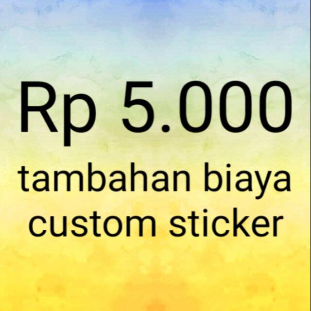 Jual Custom request sticker cutting / decal Rp 5.000 | Shopee Indonesia