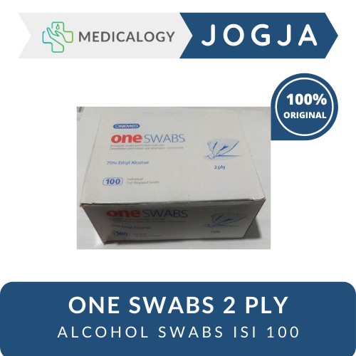 Jual ONE SWAB ONEMED 2 PLY ALCOHOL SWAB | Shopee Indonesia