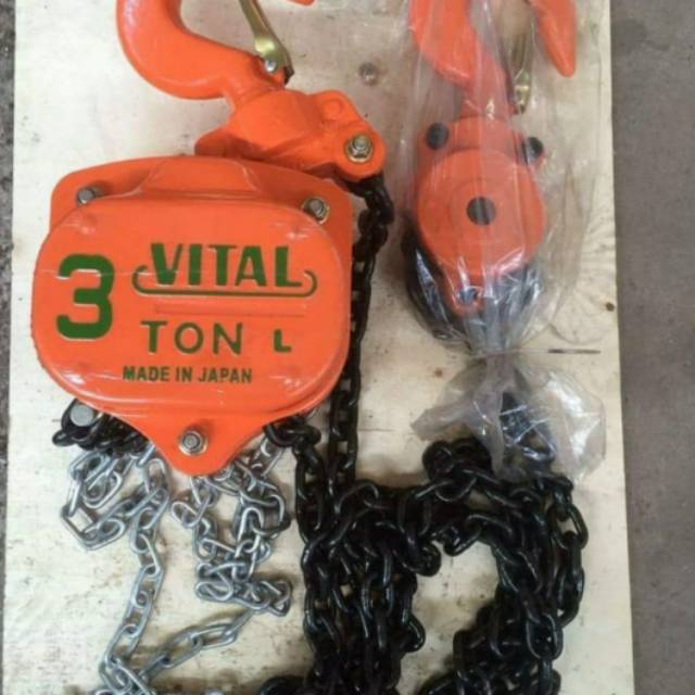 Jual MDN | Chain block VITAL 3 ton x 5 meter made in japan | Shopee ...