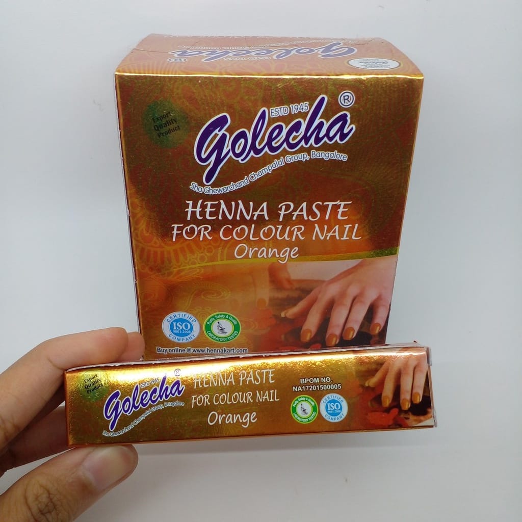 Jual Golecha Henna Paste Nail Tube | Shopee Indonesia