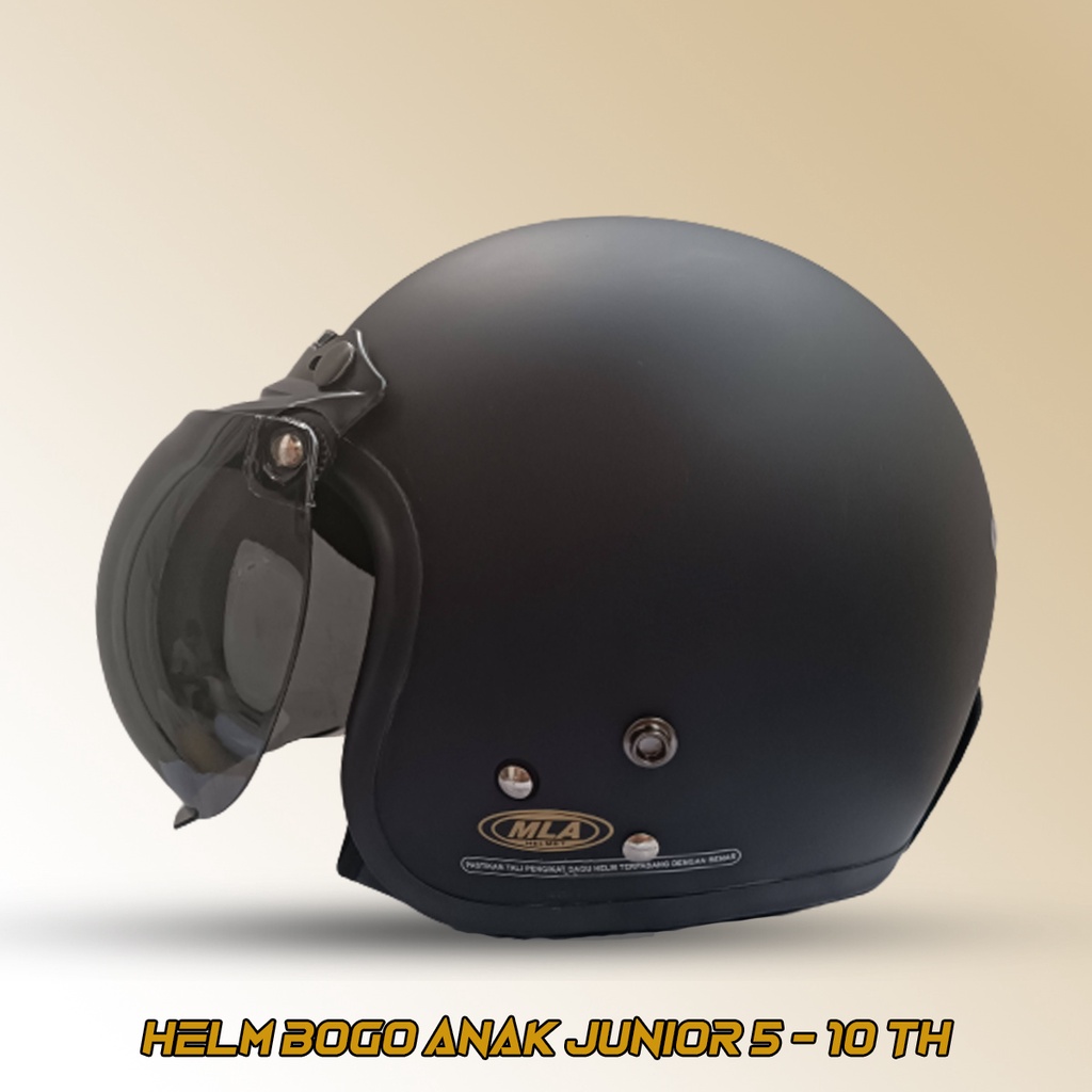Jual HELM BOGO RETRO ANAK JUNIOR UNTUK USIA 5-10 TAHUN SNI Helm Bogo ...