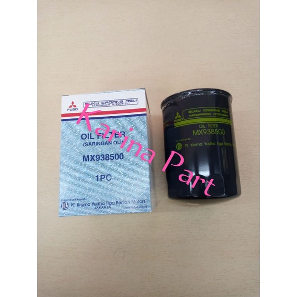 Jual Filter Oli Canter Euro 4 Original Mitsubishi MX938500 | Shopee ...