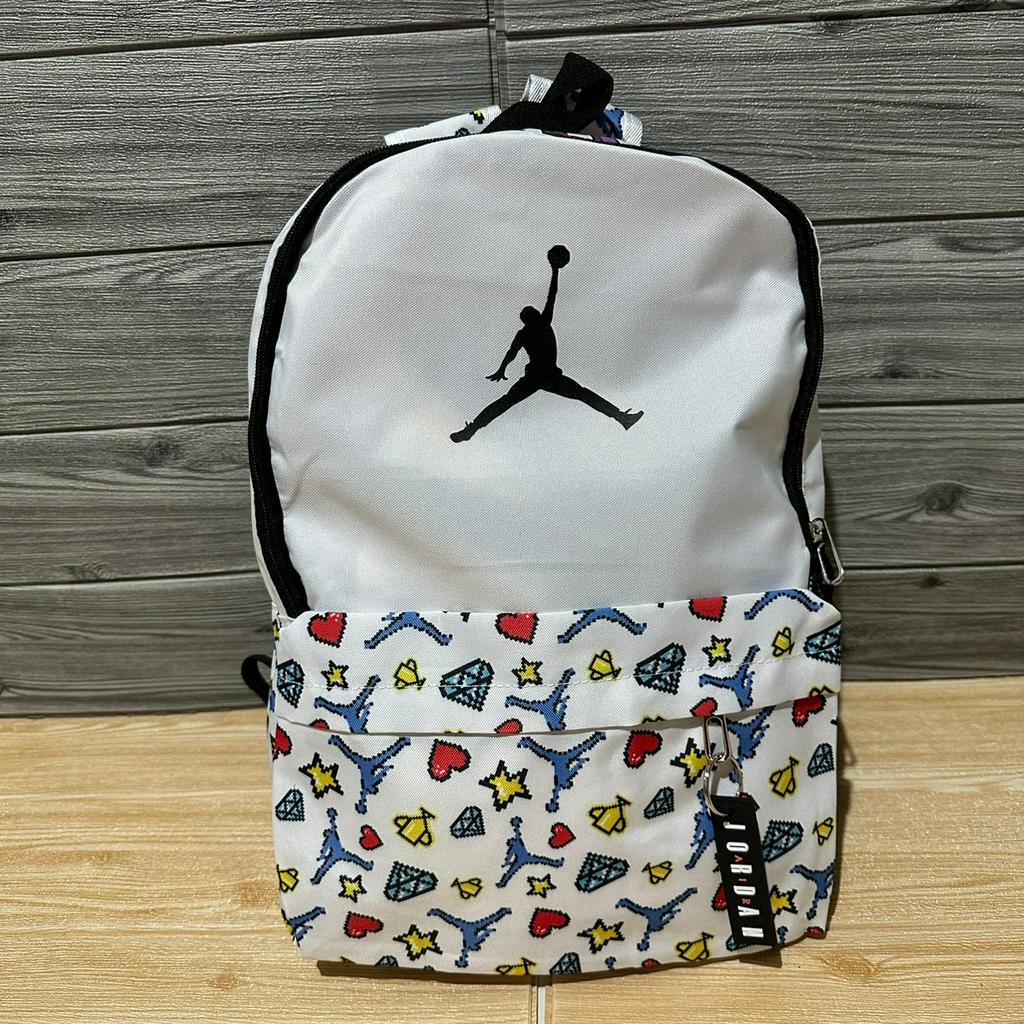 Jual TAS RANSEL AIR JORDAN DOODLE ART ORIGINAL WHITE BACKPACK | Shopee ...