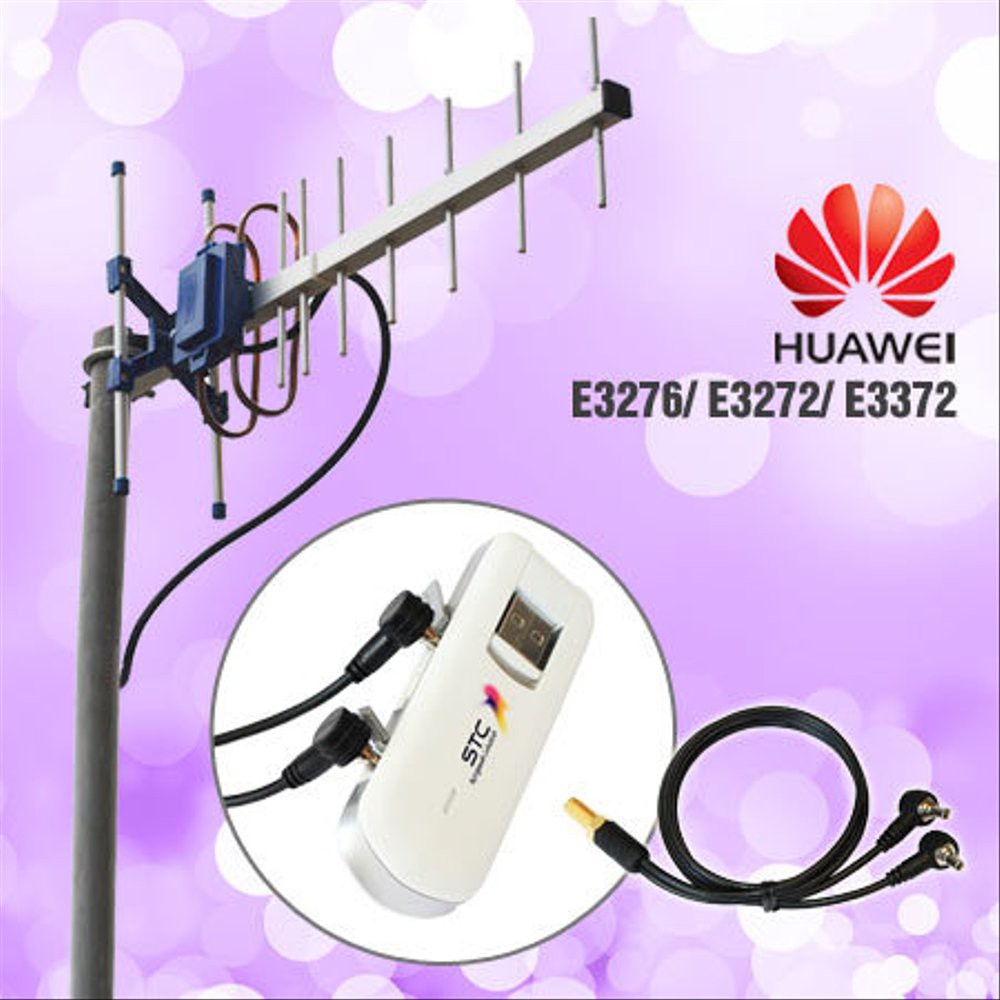 Jual Antena modem untuk Huawei E3276 Yagi Grid TXR145 + Pigtail Dual ...
