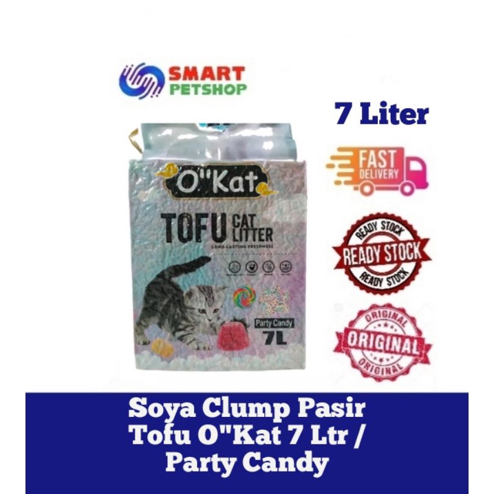 Jual Soya Clump Pasir Tofu Soya O"Kat 7 Liter - Party Candy | Shopee ...