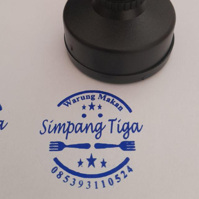 Jual Cetak Stempel BULAT, logo, Perusahaan, lunas stample flash stemple ...