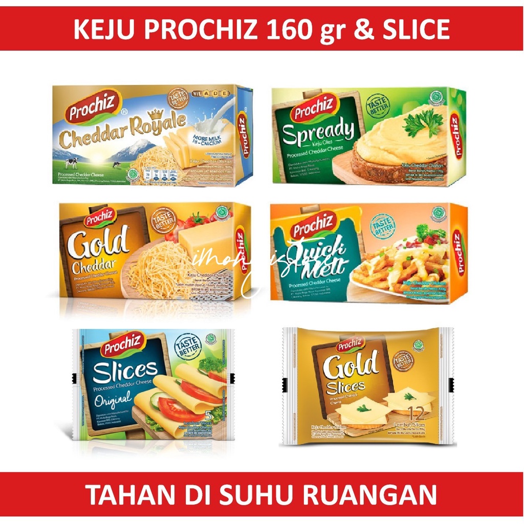 Jual Keju Prochiz Gold Cheddar Quick Melt Spready Cheddar Royale 160gr ...