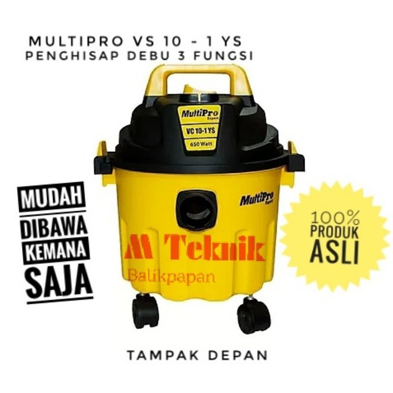 Jual Vacuum Cleaner 3 Fungsi Multipro VC 10-1 YS Penghisap Debu vc10 ...