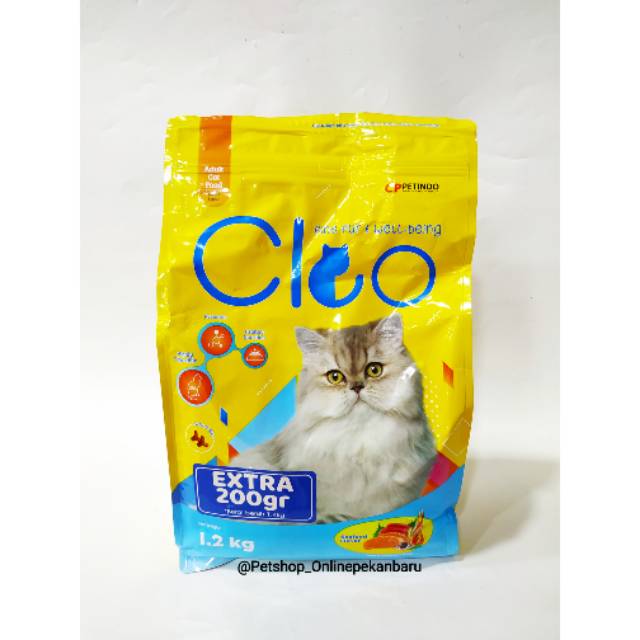 Jual Cleo Cat Food Adult Seafood Flavour 1,2Kg | Shopee Indonesia