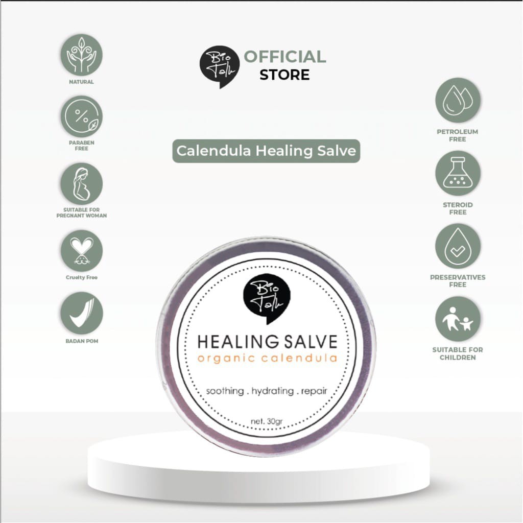 Jual Bio Talk BPOM Calendula Healing Salve for eczema and dry skin | No ...