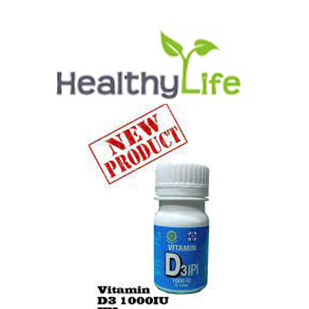 Jual Vitamin IPI D3 1000 IU isi 75 Tablet ORIGINAL | Shopee Indonesia