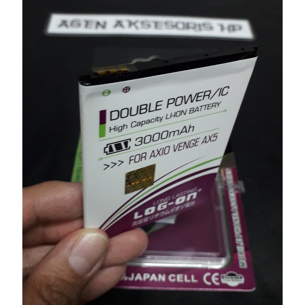 Jual Baterai Axioo Venge AX5 Batre LOG-ON Double Power IC Battery 3000mAh | Shopee Indonesia