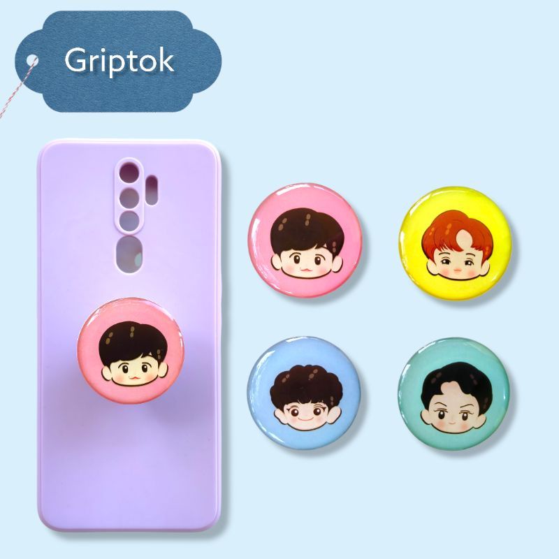 Jual CHIBI POP SOCKET EXO/ popsocket / griptok resin karakter/ phone ...