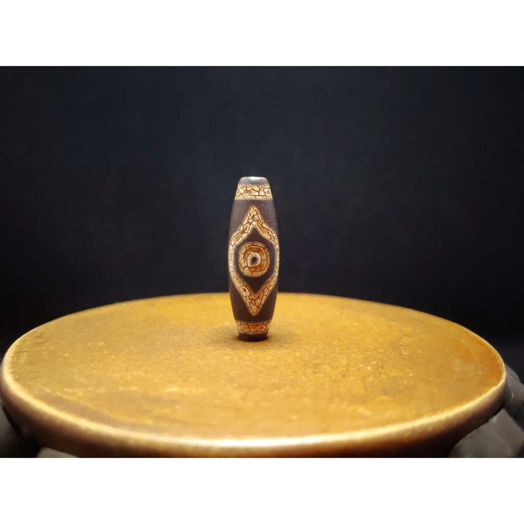 Jual Batu Akik Dzi Phoenix Eye Tua Fire Blessed Tibet Spiritual 30mm ...