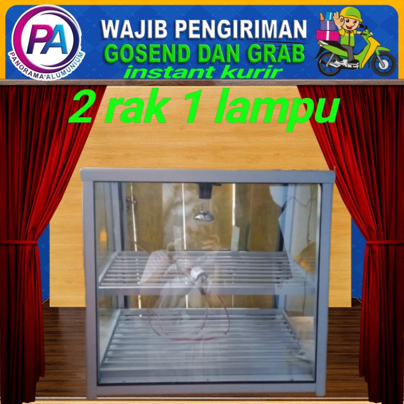 Jual Etalase fried chicken etalase kaca ayam goreng showcase kentucky ...