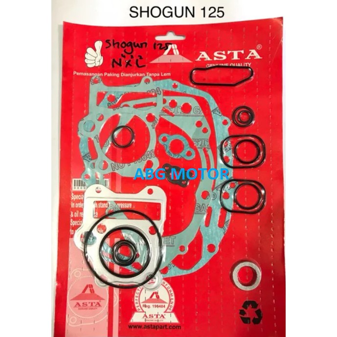 Jual GASKET PAKING PACKING FULLSET SUZUKI SHOGUN 125 KUALITAS SUPER ...