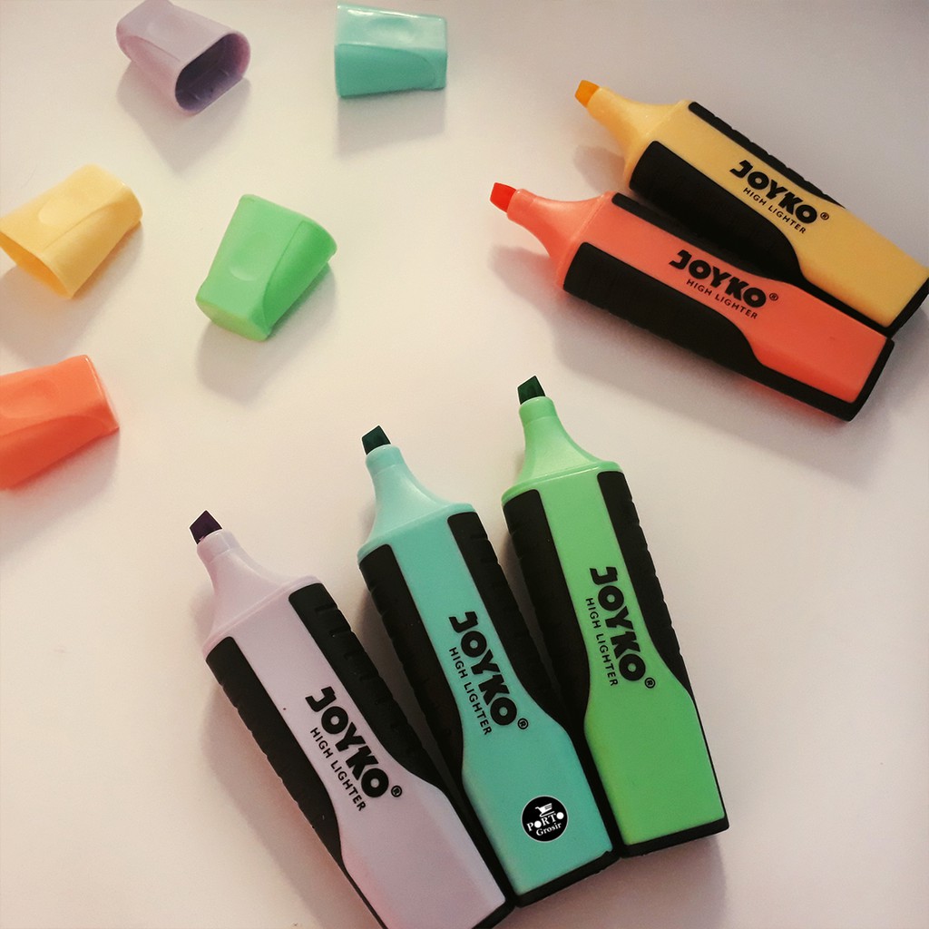 Jual Joyko HL-6~HL-11 Highligher Warna Pastel Penanda Text High Lighter ...