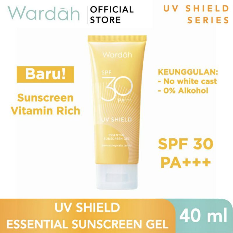 Jual Wardah UV Shield Sunscreen Gel SPF 30 (Kuning) | Shopee Indonesia