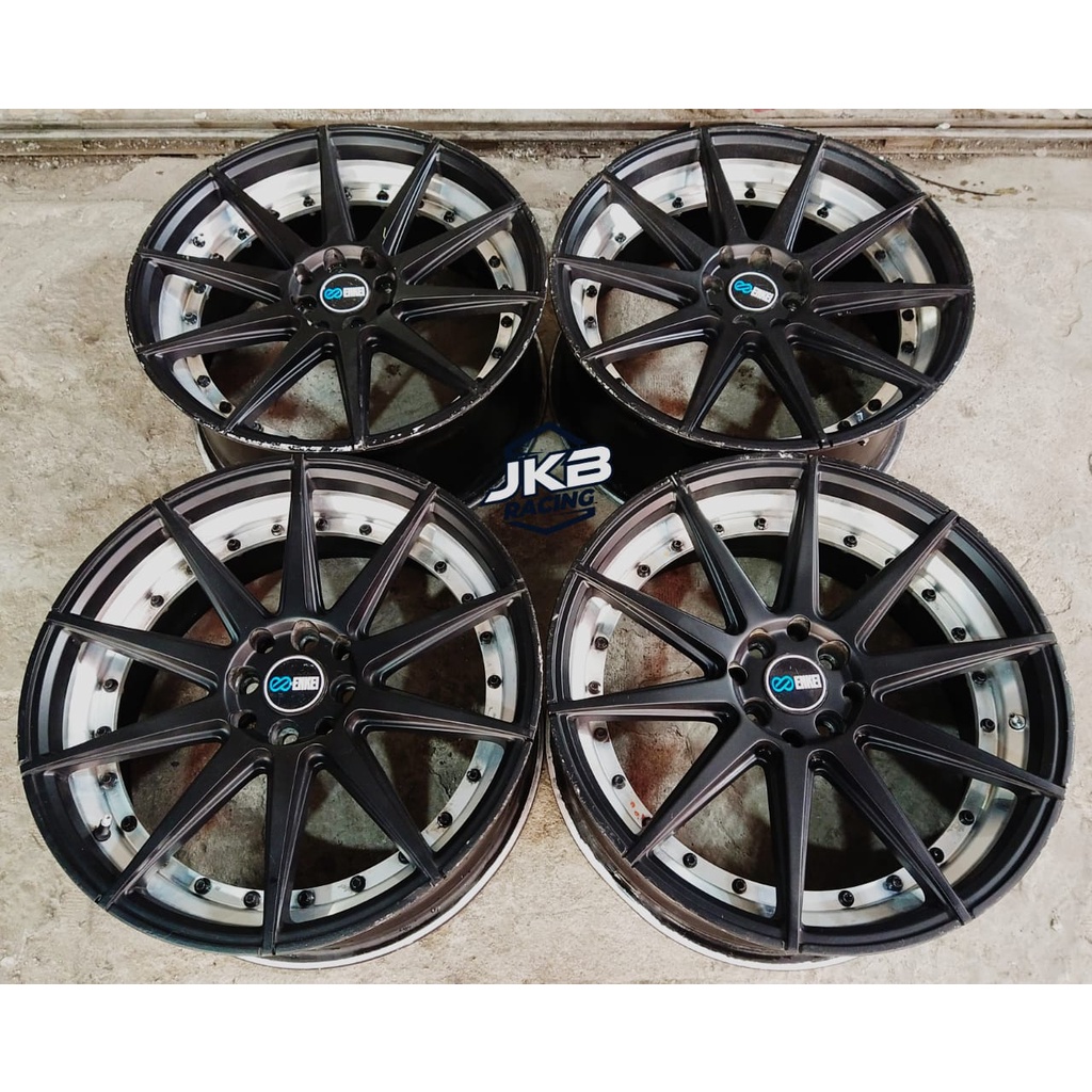 Jual VELG SEKEN MOBIL BEKAS RACING JARI JARI ENKEI RING 18 LEBAR 8 PCD 4x100 4X114 ET 45 ...