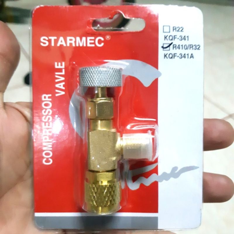 Jual nepel adaptor konverter R32 R410 pake selang R22 / safety valve | Shopee Indonesia