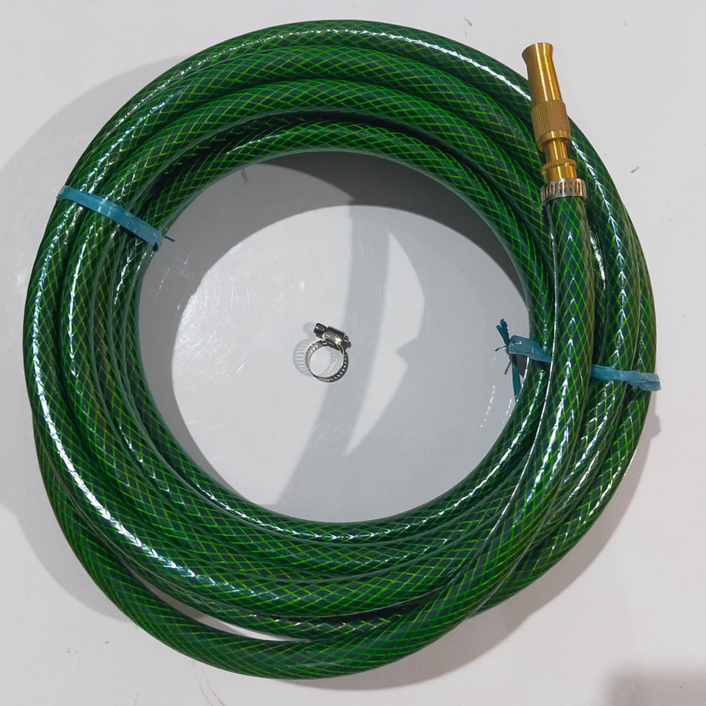 Jual Selang 5/8 Inch Selang Air Anti Lumut + Semprotan Lurus Kuning ...