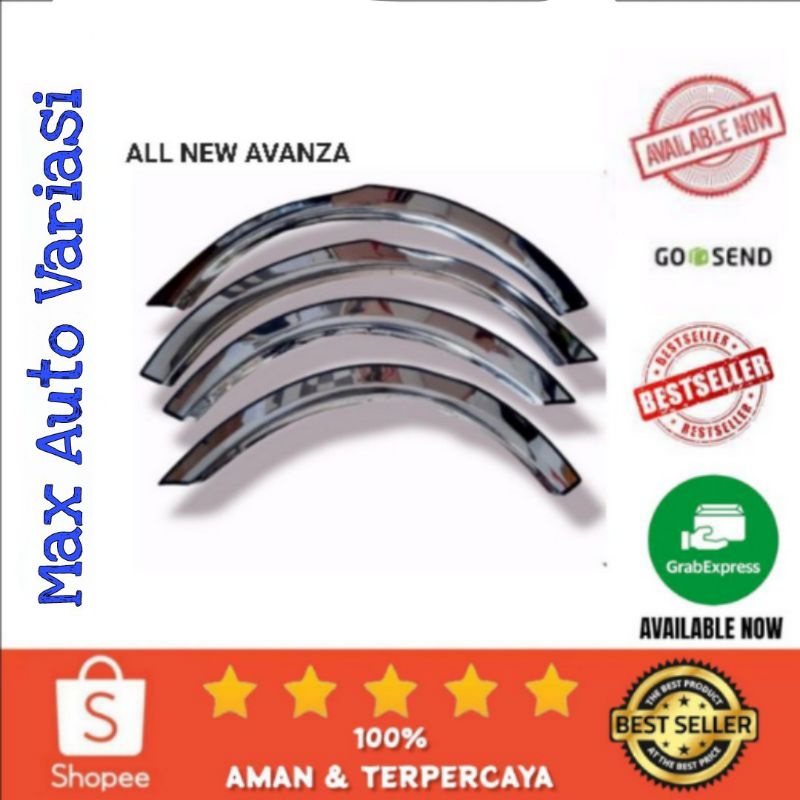 Jual Fender Trim / Over Fender APV, Futura, All New Avanza Stainless ...
