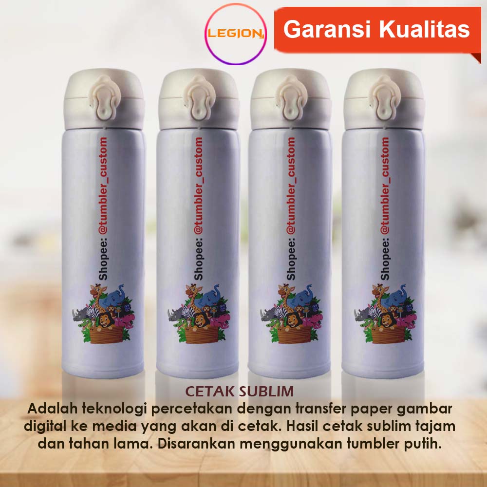 Jual Souvenir Tumbler Custom foto nama gambar logo Niagara untuk ...