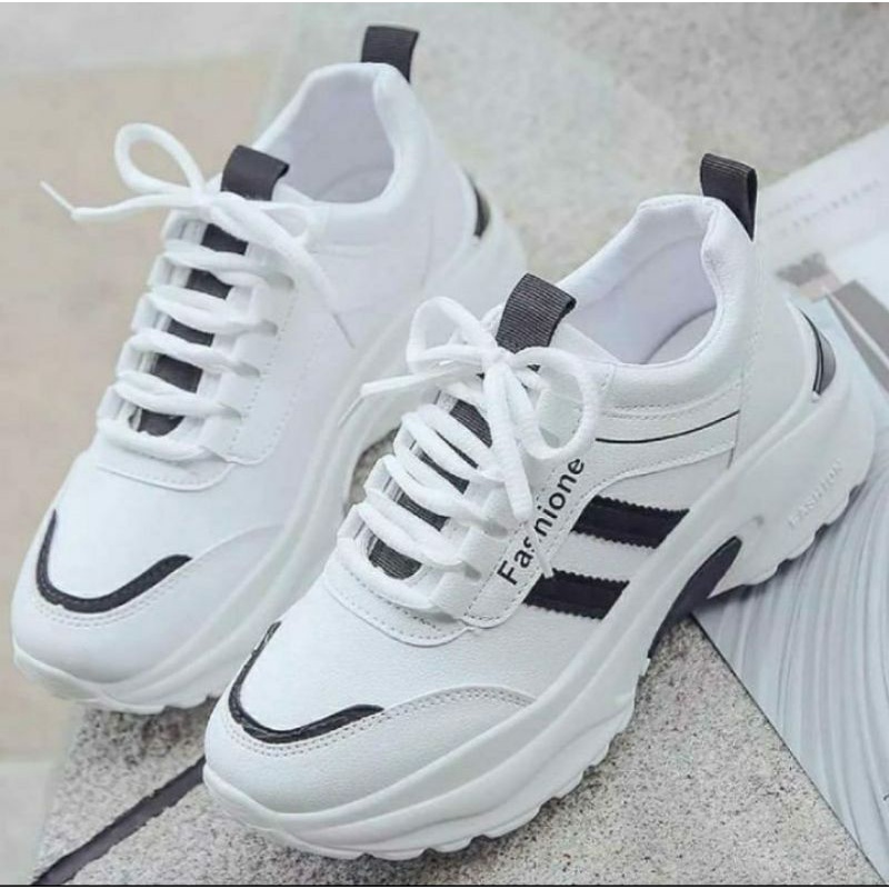 Jual Sepatu Wanita Sneakers Wanita Sepatu Putih wanita Sepatu kets ...