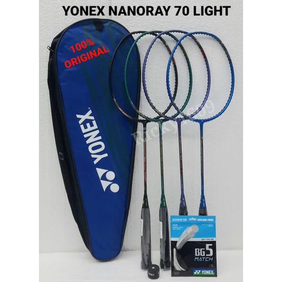 Jual RAKET BADMINTON YONEX NANORAY 70 LIGHT - RUDI HARTONO SERIES ...