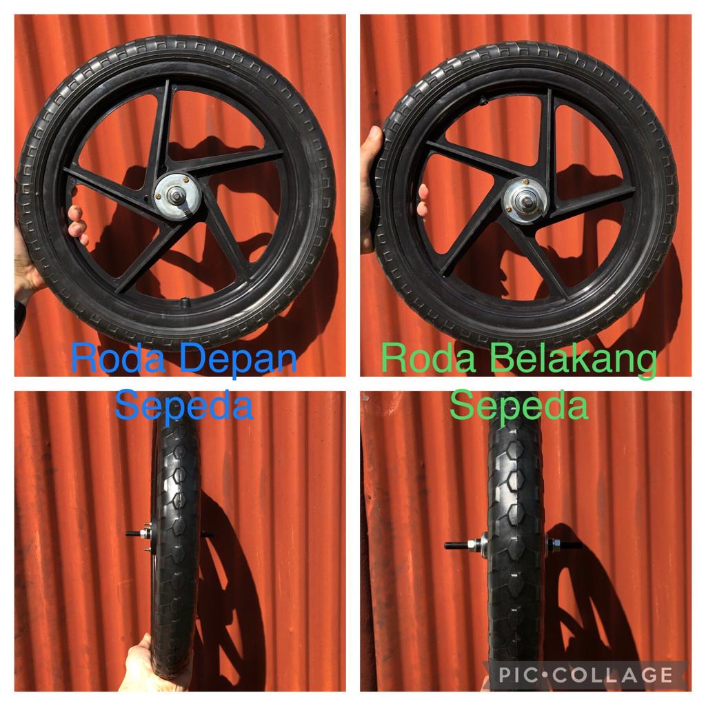 Jual Velg 16 Jari Ban Busa (Ban Mati) Plus Alat Sepeda | Shopee Indonesia