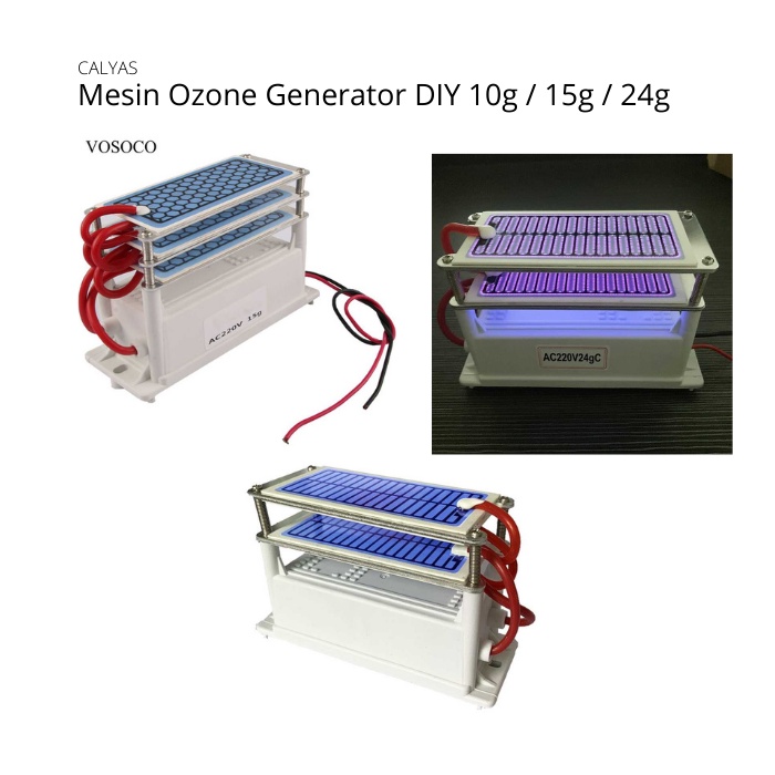 Jual Mesin Ozon Ozonizer DIY Ozone Generator Portable Air Purifier 10g/h 15g/h 24g/h | Shopee ...
