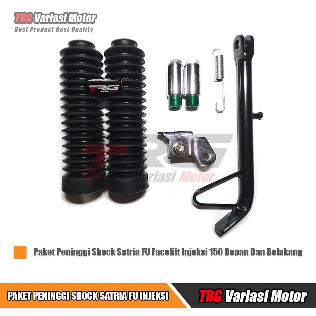 Jual Paket Peninggi Shock Satria FU Facelift Injeksi Bagian Depan dan ...