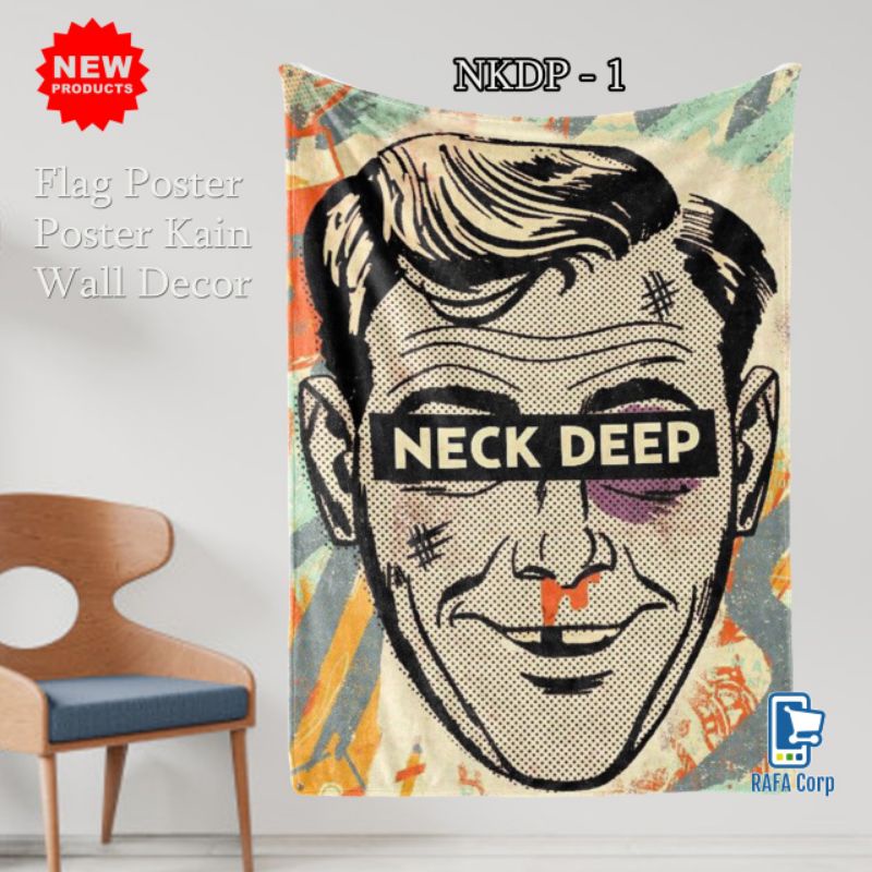 Jual POSTER KAIN NECK DEEP - Custom poster kain - Hiasan dinding ...