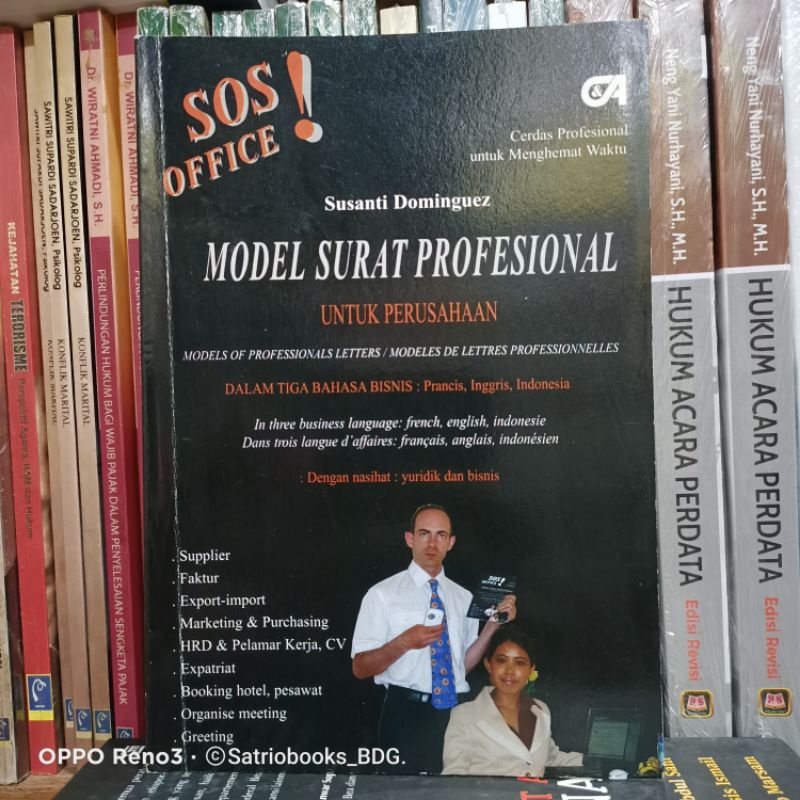 Jual MODEL SURAT PROFESIONAL UNTUK PERUSAHAAN - SUSANTI DOMINGUEZ ...