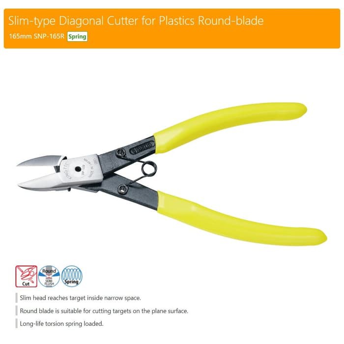 Jual Tang Potong Slim With Spring 6 Inch - King TTC - SNP-165R - Japan | Shopee Indonesia