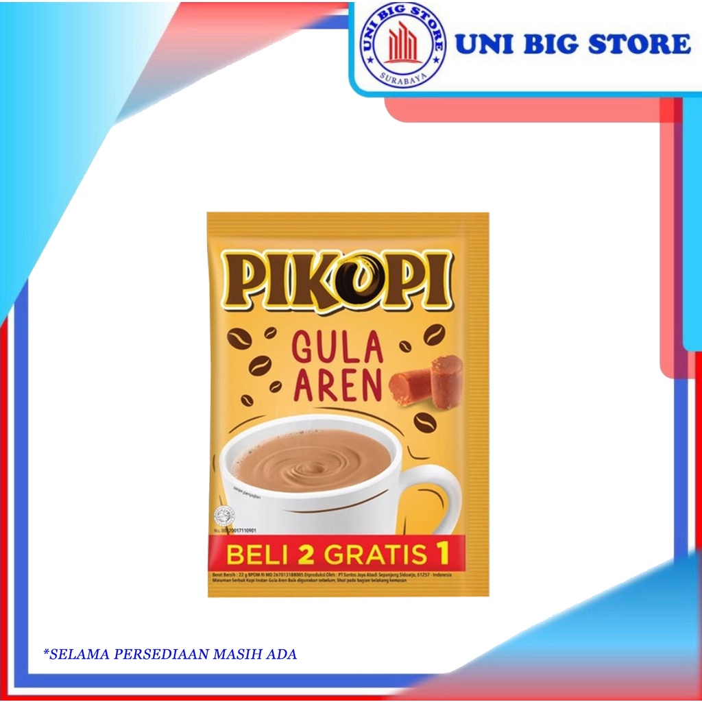 Jual Pikopi Kopi Gula Aren Sachet 22 gr x 15 SACHET 1 RENTENG Renceng ...