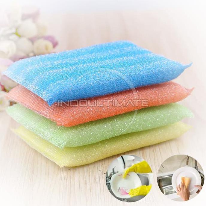 Jual SPON BUSA SPONS CUCI PIRING GELAS SENDOK PANCI SERBAGUNA ART WAJAN ...