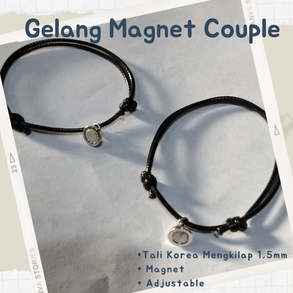 Jual Gelang Couple Magnet 1pasang | Shopee Indonesia