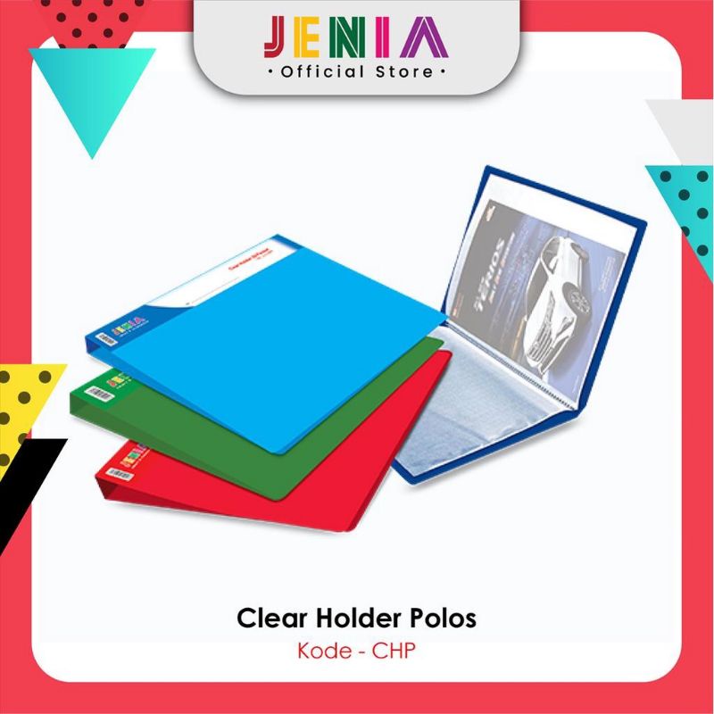 Jual Clear Holder Jenia 20 Pocket / Map Penyimpan Dokumen / Map Dokumen ...