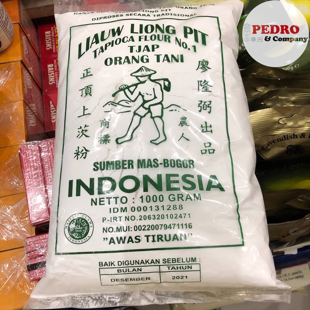 Jual Liauw liong pit tepung sagu tani / tapioca flour 1 KG - asli ...