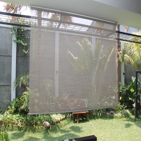Jual Tirai Outdoor/ Roller Blinds Outdoor/ Suntex Blinds (fabric only ...