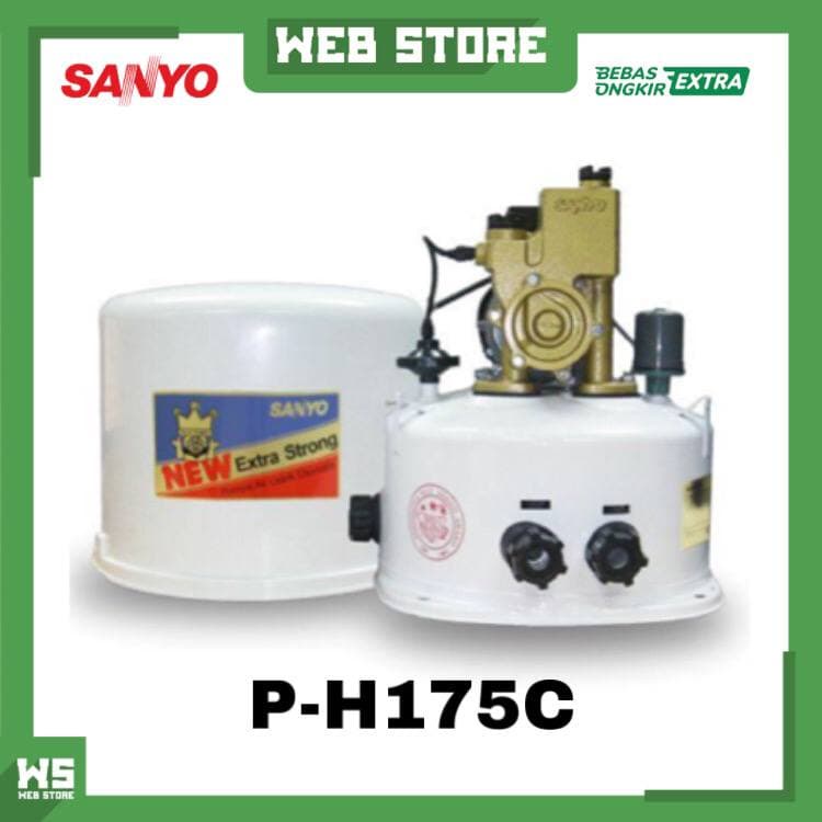 Jual Pompa Air Sumur Dangkal Otomatis Sanyo P-H175C Water Pump Indo | Shopee Indonesia