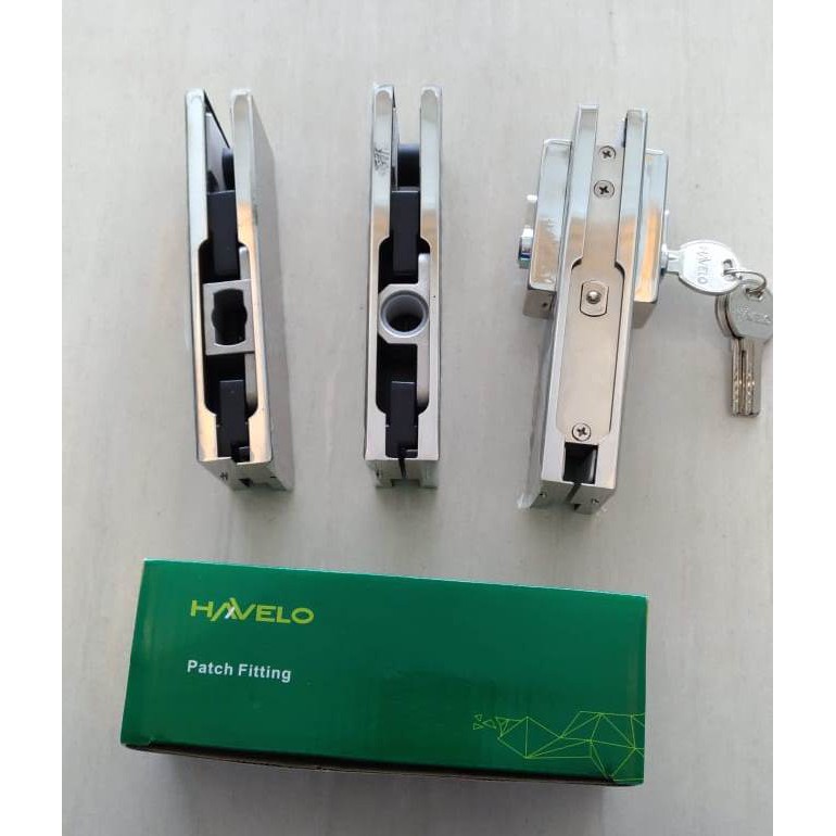 Jual Patch Fitting Set Pintu Kaca PT 10, PT 20 dan US 10 (Tanpa Pivot ...