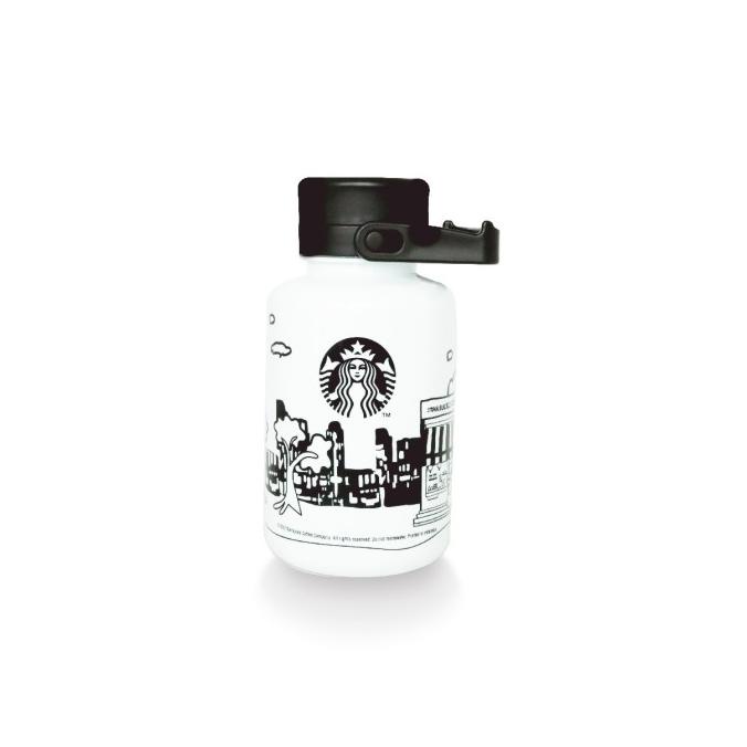 Jual STARBUCKS PLASTIC WATER BOTTLE 1 LITER DESIGN COFFEE TIME (MER527 ...