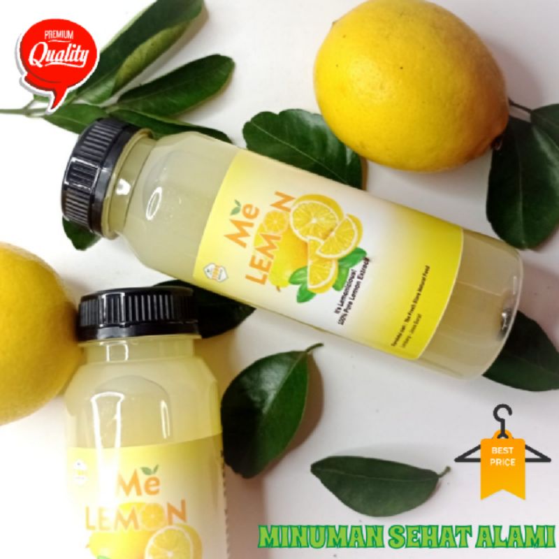 Jual SARI LEMON / MINUMAN LEMON 100% ASLI / MINUMAN SEHAT ALAMI 500ML ...