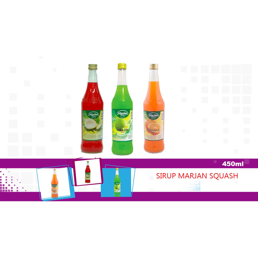 Jual SIRUP MARJAN SQUASH 450ML | Shopee Indonesia